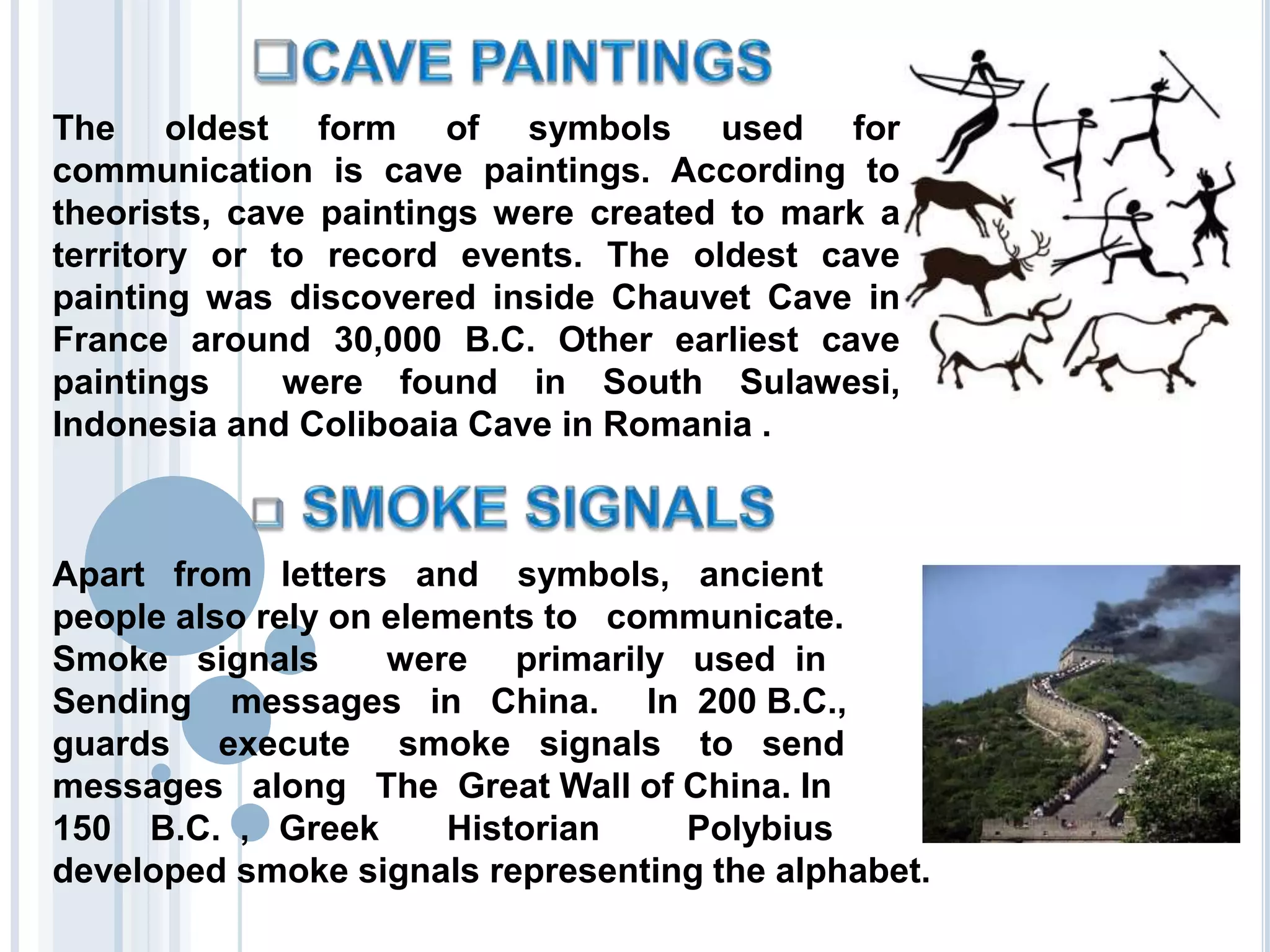 The evolution of communication | PPTX