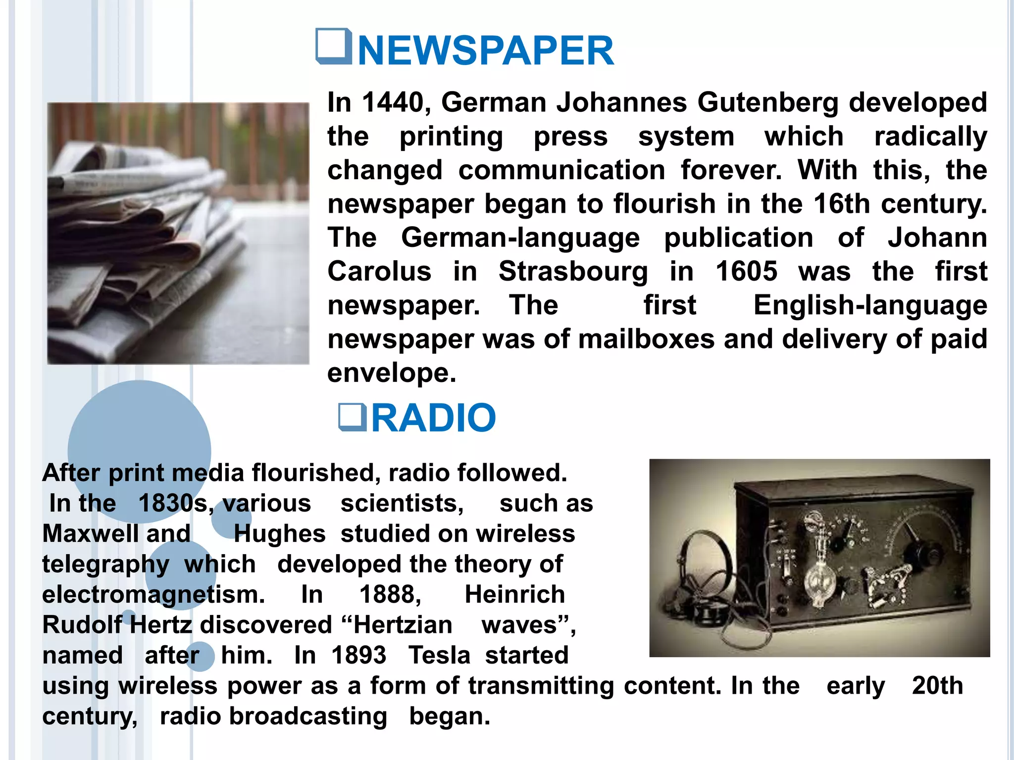 The evolution of communication | PPTX