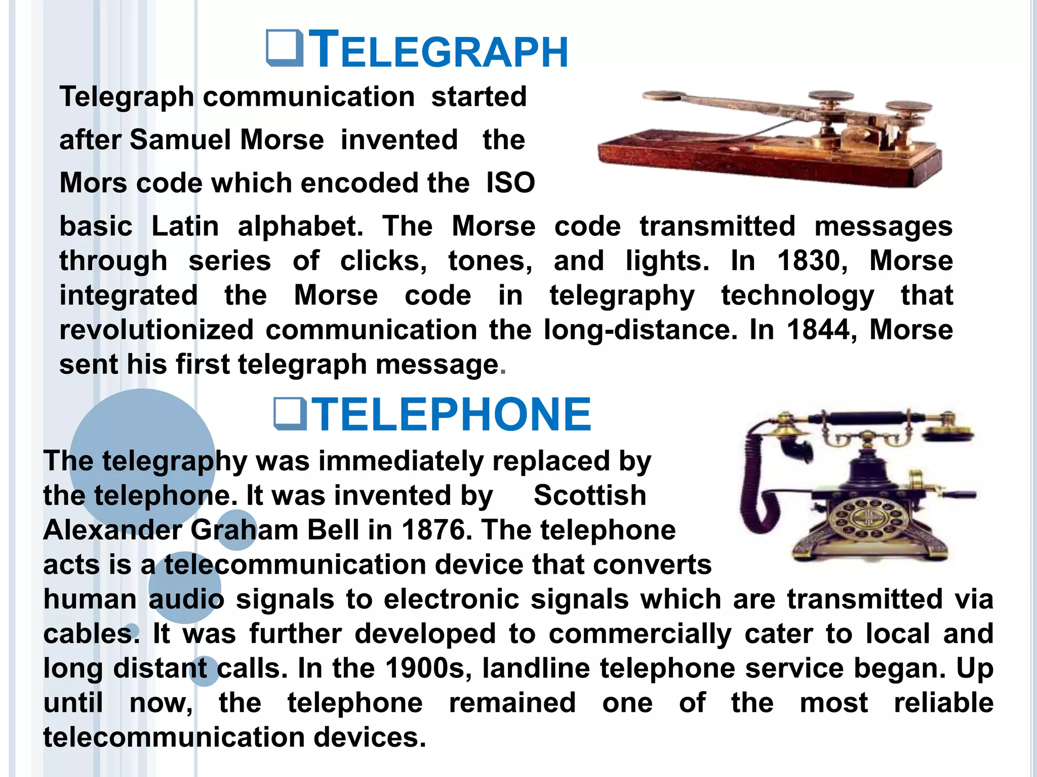 The evolution of communication | PPTX