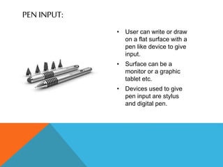 Input Devices | PPTX