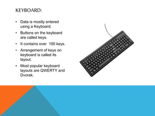 Input Devices | PPTX