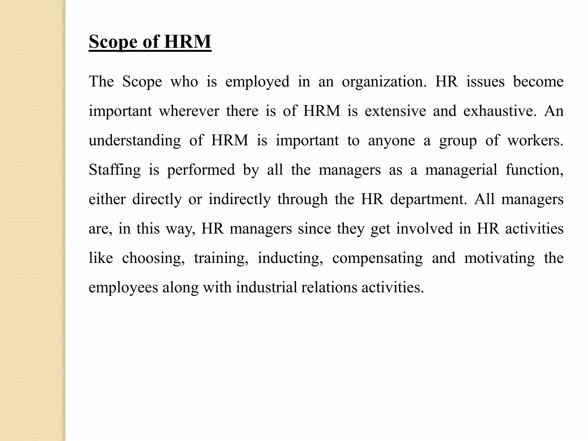 INTRODUCTION TO HUMAN RESOURCE MANAGEMENT | PPTX