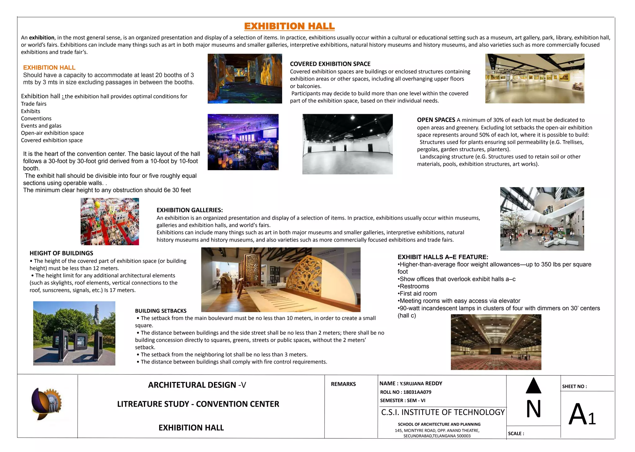 litrature study convention center | PPTX