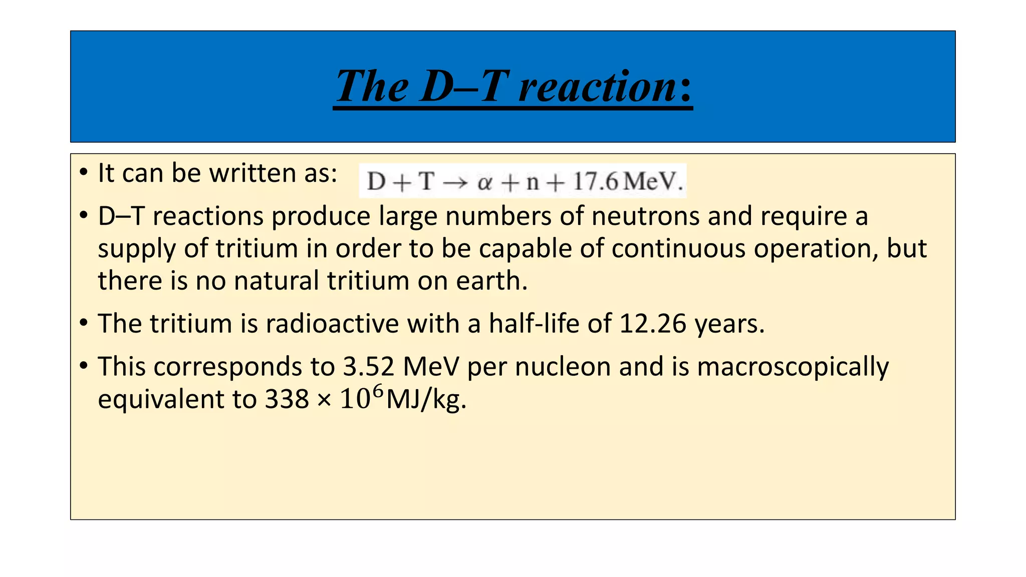 Nuclear Fusion Reaction | PPTX