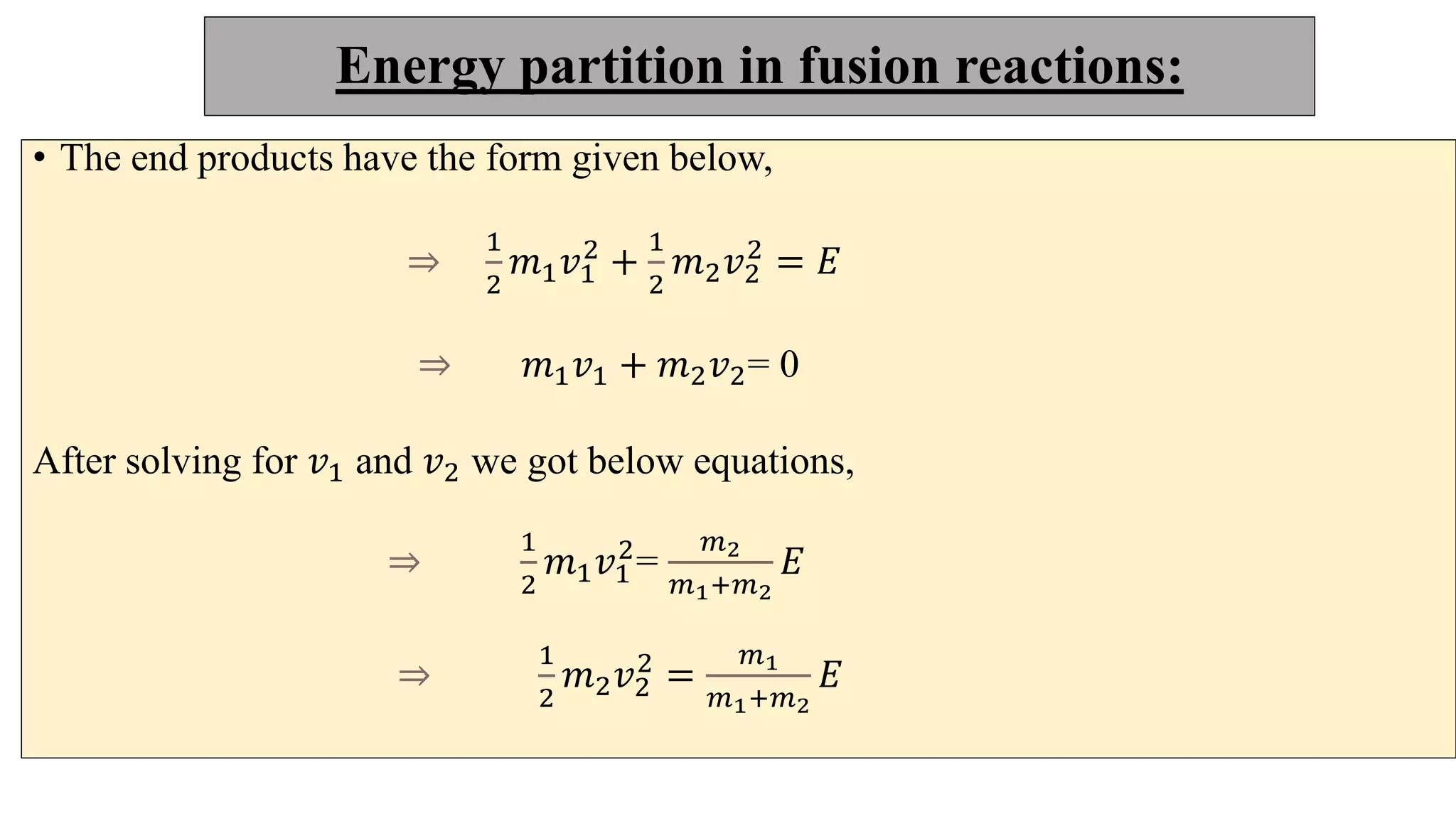 Nuclear Fusion Reaction | PPTX