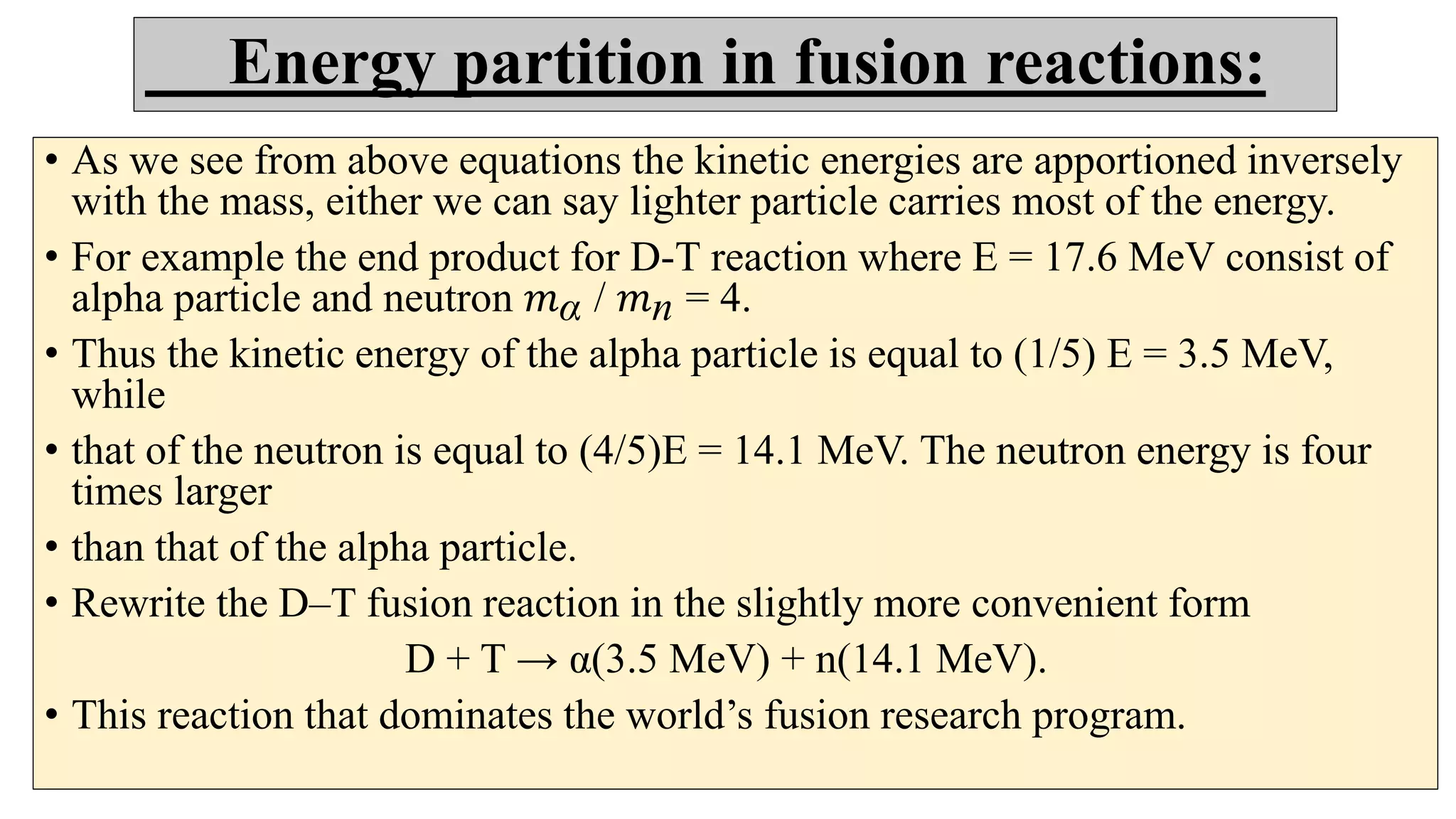 Nuclear Fusion Reaction | PPTX