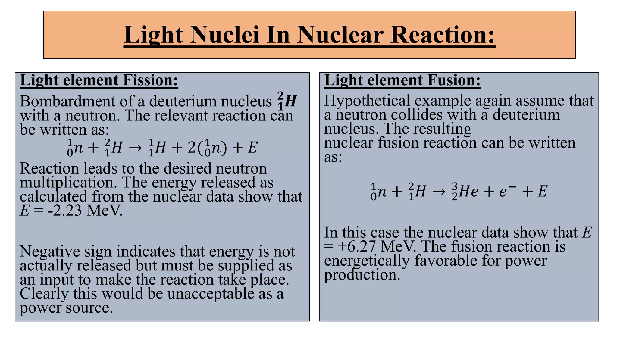 Nuclear Fusion Reaction | PPTX