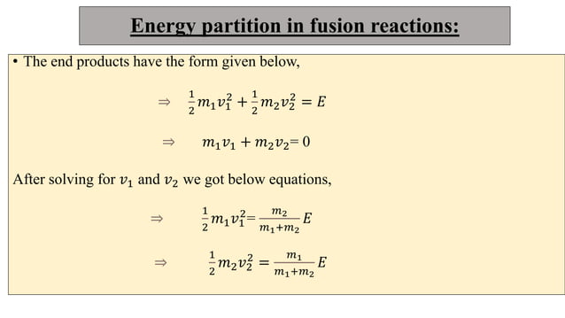 Nuclear Fusion Reaction | PPTX | Physics | Science