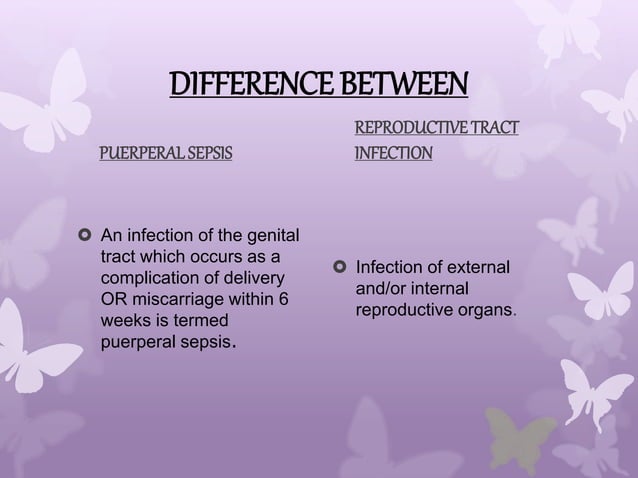 PUERPERAL SEPSIS | PPTX