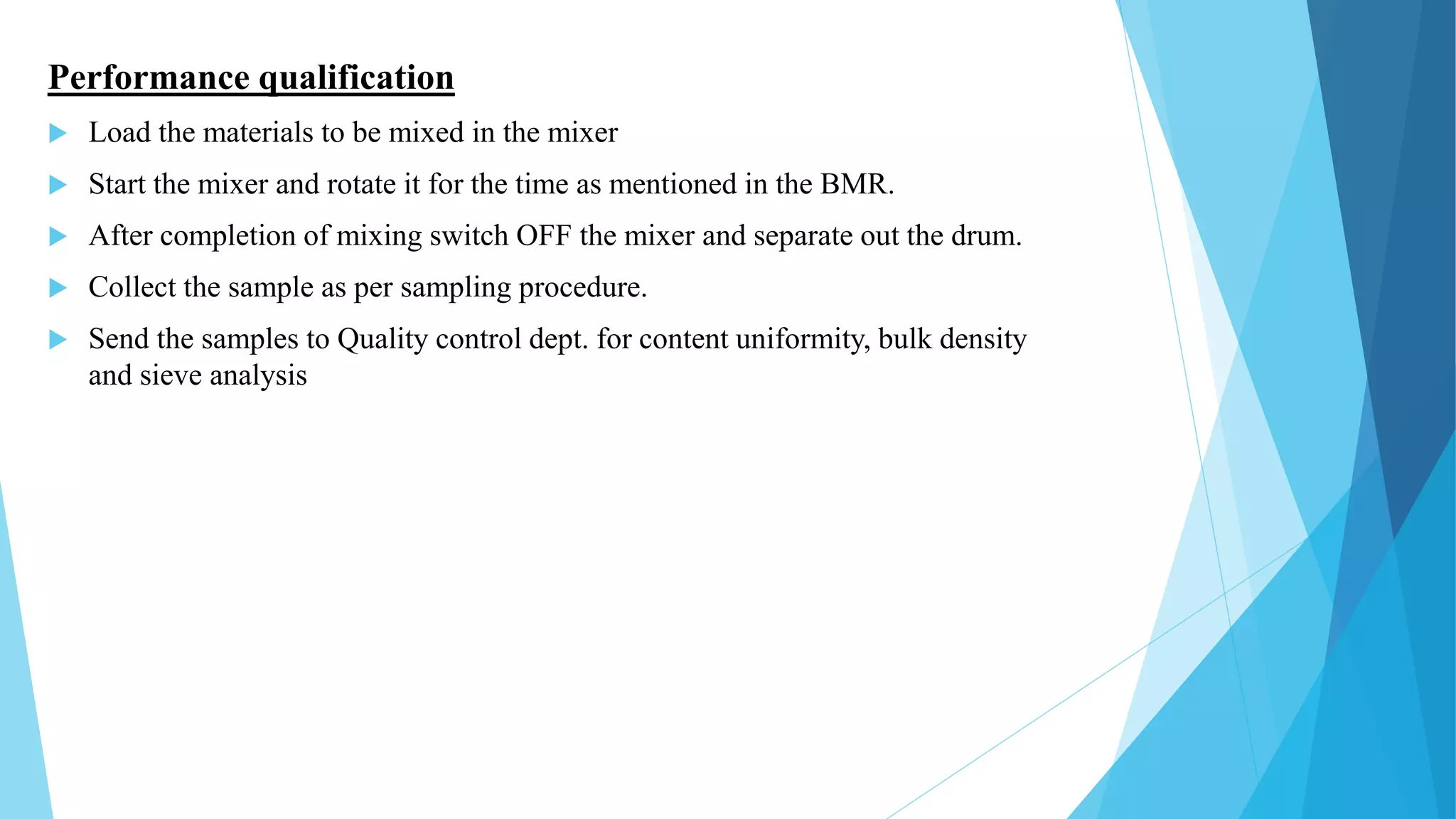 Qualification of manufacturing equipment. | PPTX