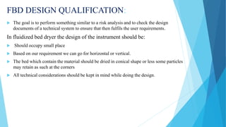 Qualification of manufacturing equipment. | PPTX