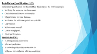 Qualification of manufacturing equipment. | PPTX