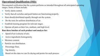 Qualification of manufacturing equipment. | PPTX