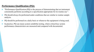 Qualification of manufacturing equipment. | PPTX