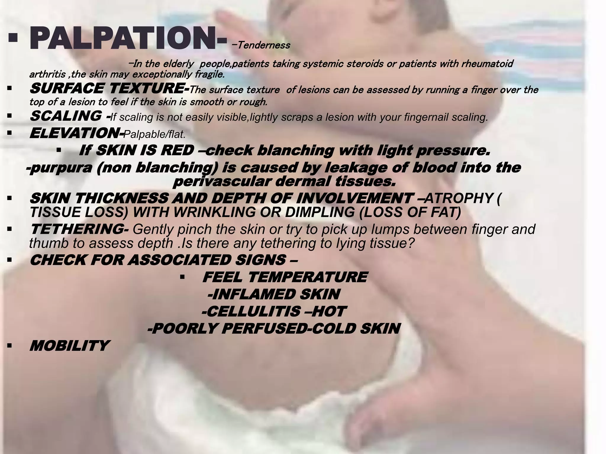 Examination of Skin | PPTX