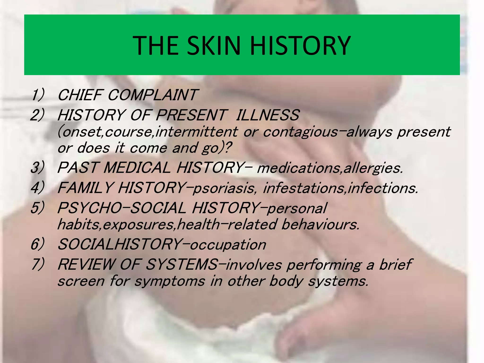 Examination of Skin | PPTX