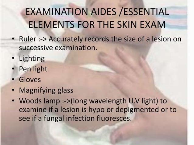Examination of Skin | PPTX