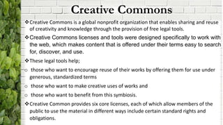 Copyrights and creative commons Presentation | PPTX