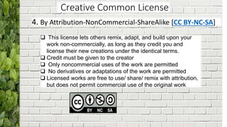 Copyrights and creative commons Presentation | PPTX