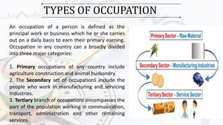 Presentation1:- Occupational Structure Of Indian Economy | PPTX | Job ...