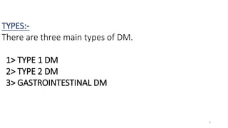 Diabetes mellitus | PPT