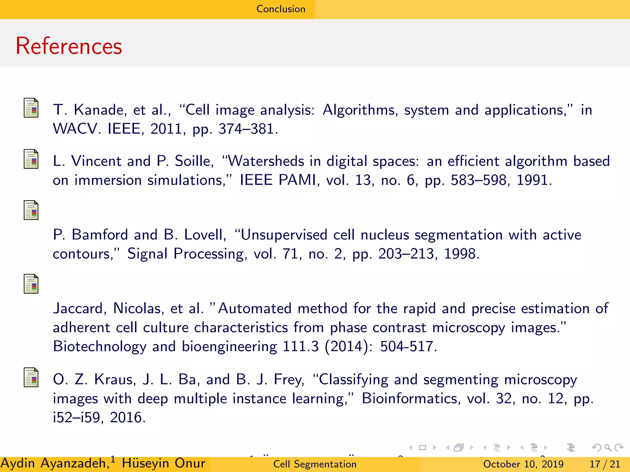 Cell Segmentation of 2D Phase-Contrast Microscopy Images with Deep Learning Method | PDF