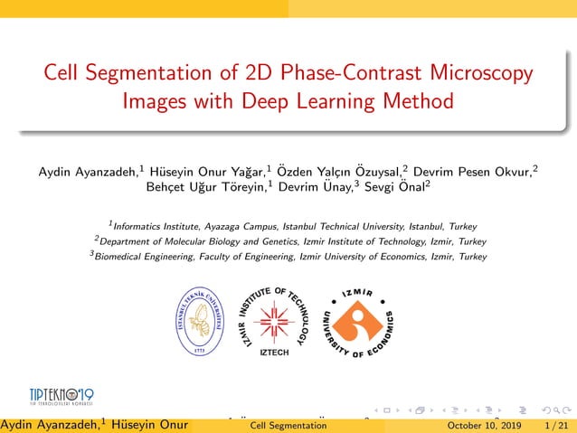 Cell Segmentation of 2D Phase-Contrast Microscopy Images with Deep ...