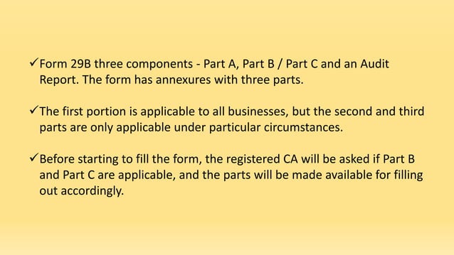 HOW TO FILE FORM-29B IN THE NEW INCOME-TAX PORTAL? | PPT
