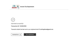 HOW TO FILE FORM-29B IN THE NEW INCOME-TAX PORTAL? | PPT