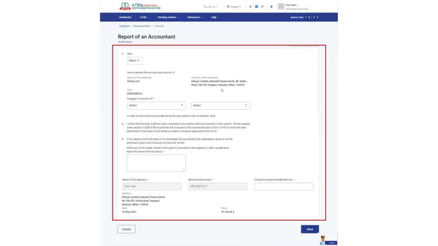 HOW TO FILE FORM-29B IN THE NEW INCOME-TAX PORTAL? | PPT