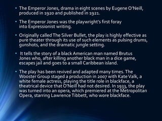 Emperor Jones Play