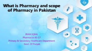 Scope of Pharmacy in Pakistan | PPTX