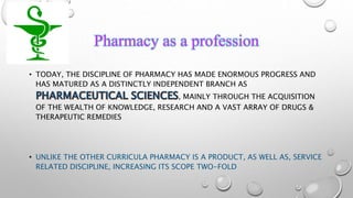 Scope of Pharmacy in Pakistan | PPTX