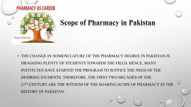 Scope of Pharmacy in Pakistan | PPTX | Pharmaceutical Industry | Industries
