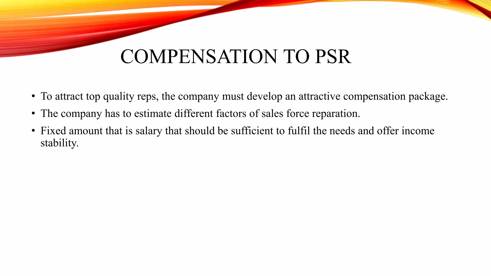 Professional sales representative PSR | PPTX