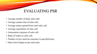 Professional sales representative PSR | PPTX