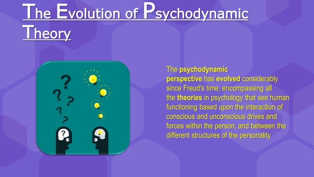 PSYCHODYNAMIC THEORY OF PERSONALITY | PPTX