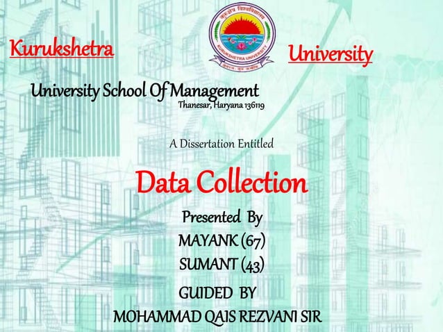 Data Collection | PPTX | Databases | Computer Software and Applications