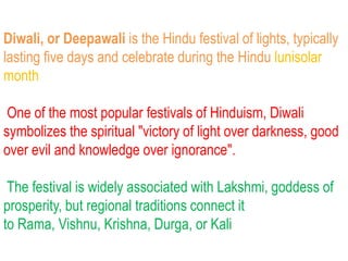 Diwali The festival of lights | PPTX