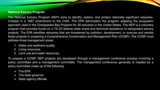 Documents; Role of government, coastal policy, CZM act, national marine ...