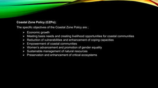 Documents; Role of government, coastal policy, CZM act, national marine ...