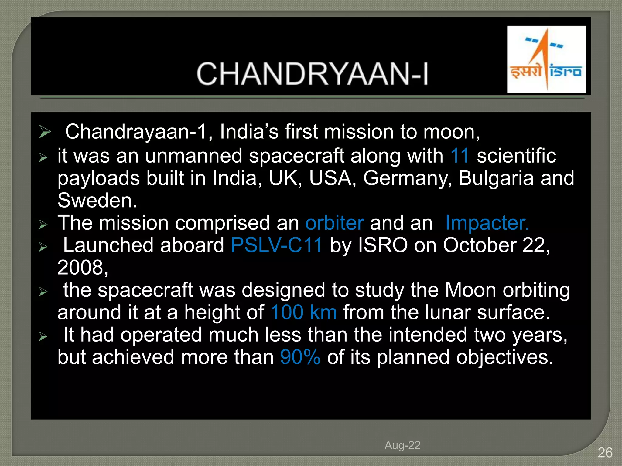 VISION AND MISSION OF ISRO | PPTX