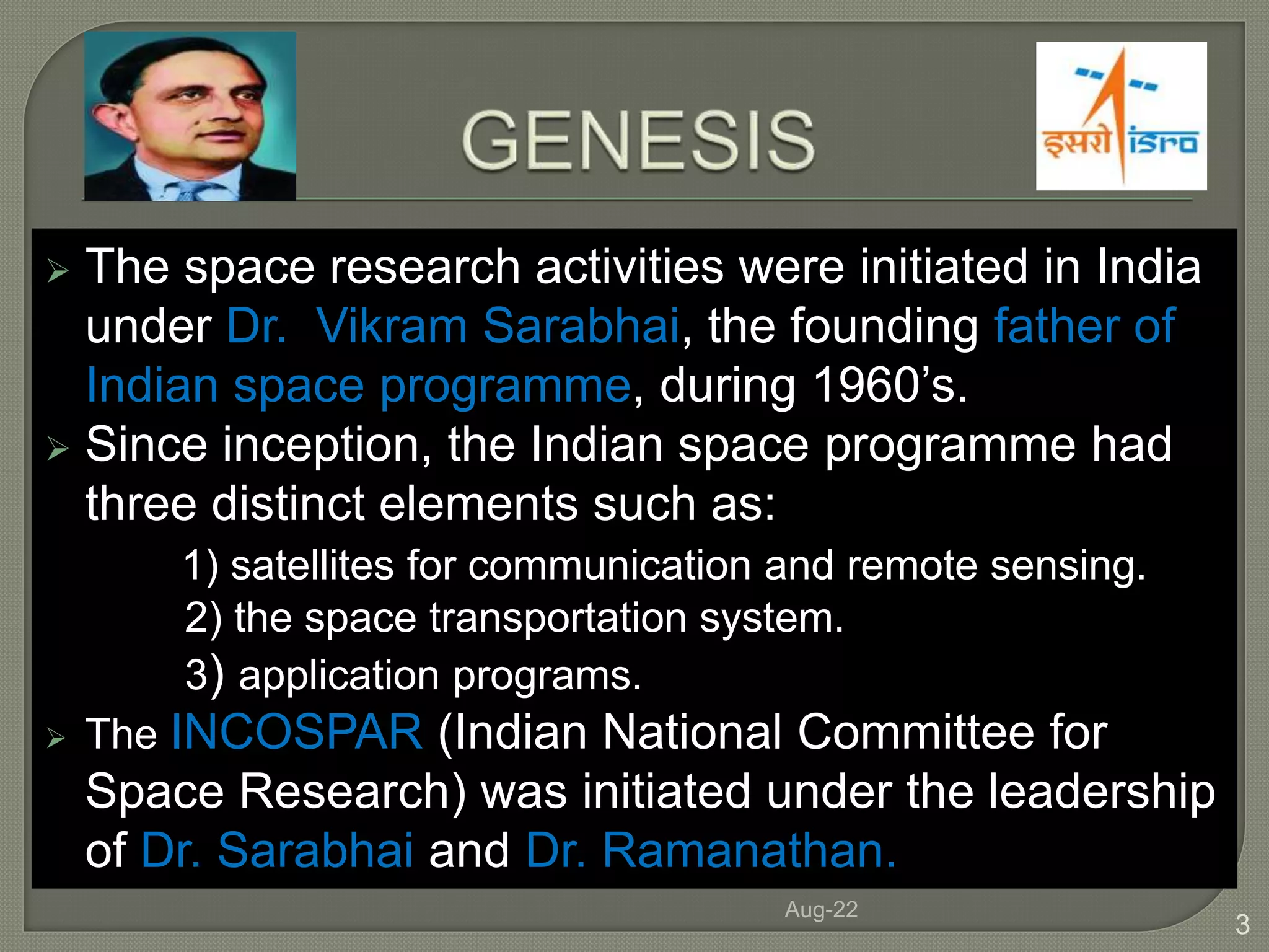 VISION AND MISSION OF ISRO | PPTX