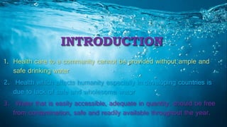 water presentation water ppt | PPTX