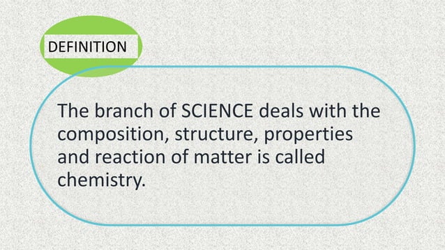 Introduction of Chemistry | PPTX | Chemistry | Science