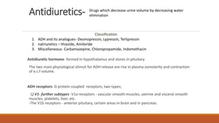 antidiuretic drugs | PPT