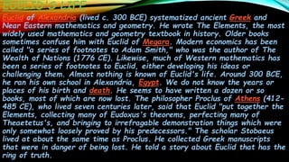 Presentation on the Euclid | PPTX