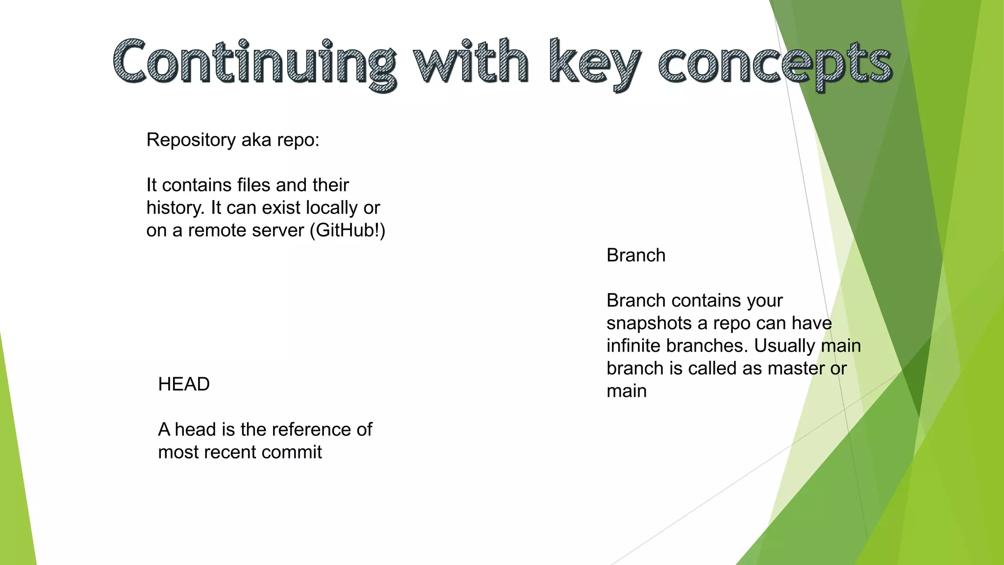 Beginner's guide to git and github | PPTX