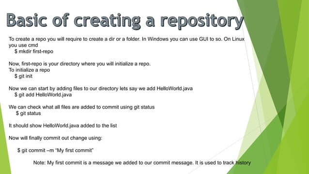 Beginner's guide to git and github | PPT