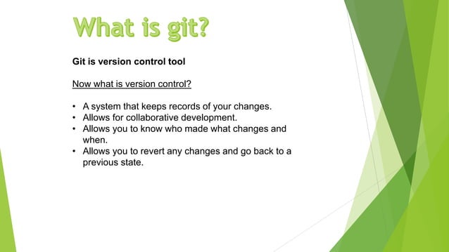 Beginner's guide to git and github | PPT